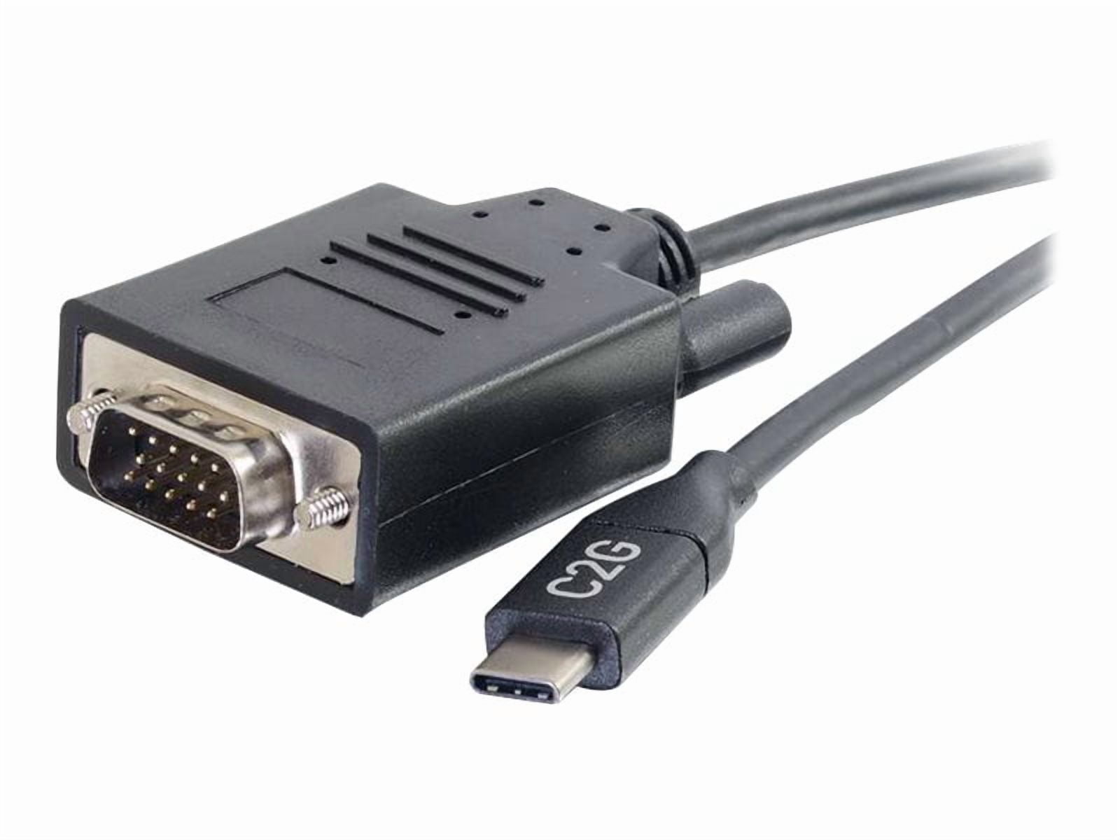 C2G 26895 USB-C to VGA Video Adapter Cable (6 Feet, 1.82 Meters ...