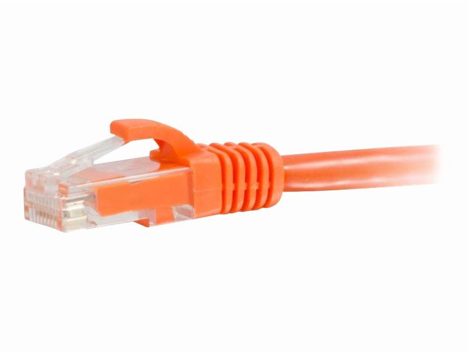 C2G-50ft Cat6 Snagless Unshielded (UTP) Network Patch Cable - Orange ...