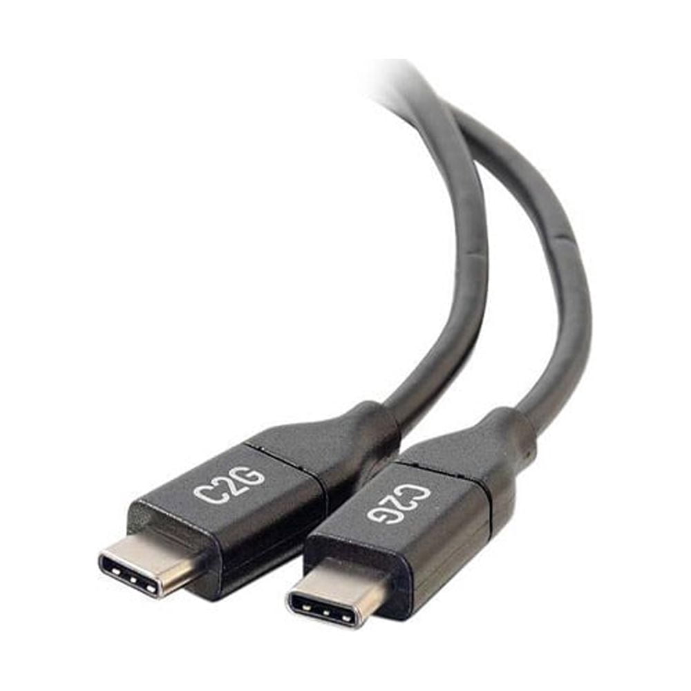 C2G 28829 10ft USB-C to C 2.0 Male to Male Cable (5A) - Walmart.com