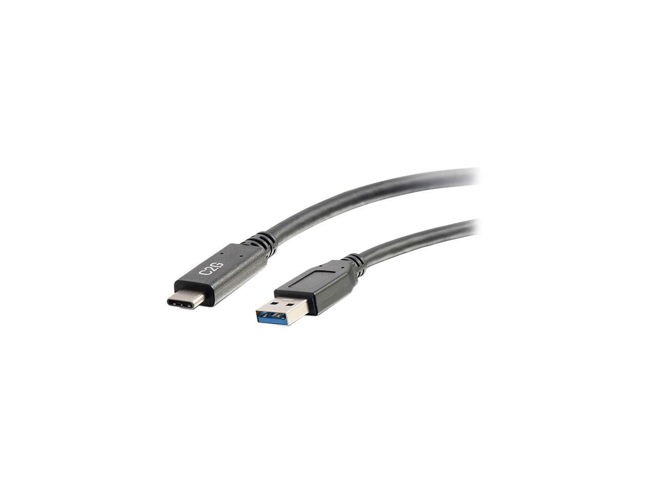 C2G 28832 USB 3.0 USB-C to USB-A Cable M/M, Black (USB IF Certified) (6 ...