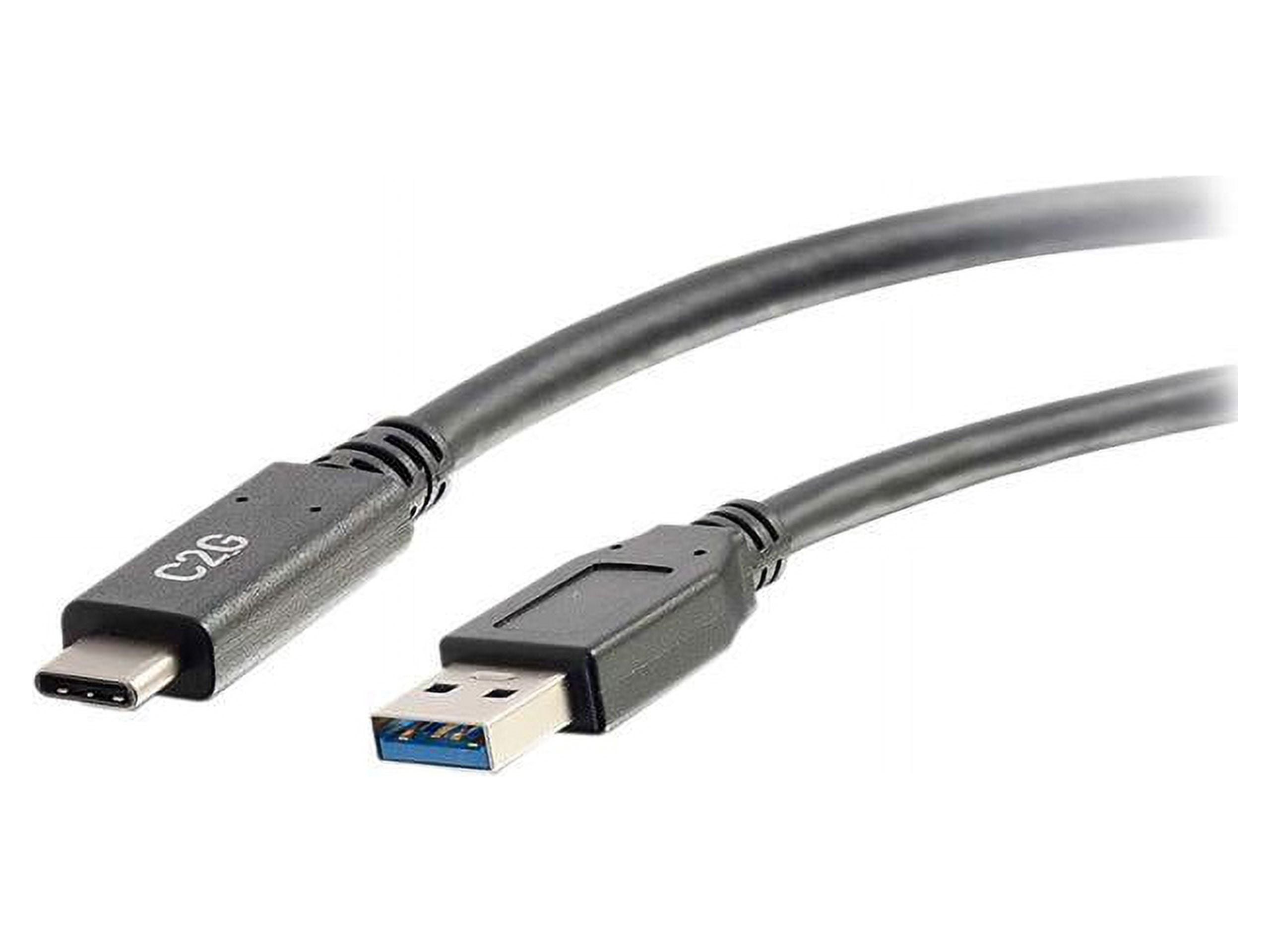 C2G 28833 USB 3.0 USB-C to USB-A Cable M/M, Black (USB IF Certified ...