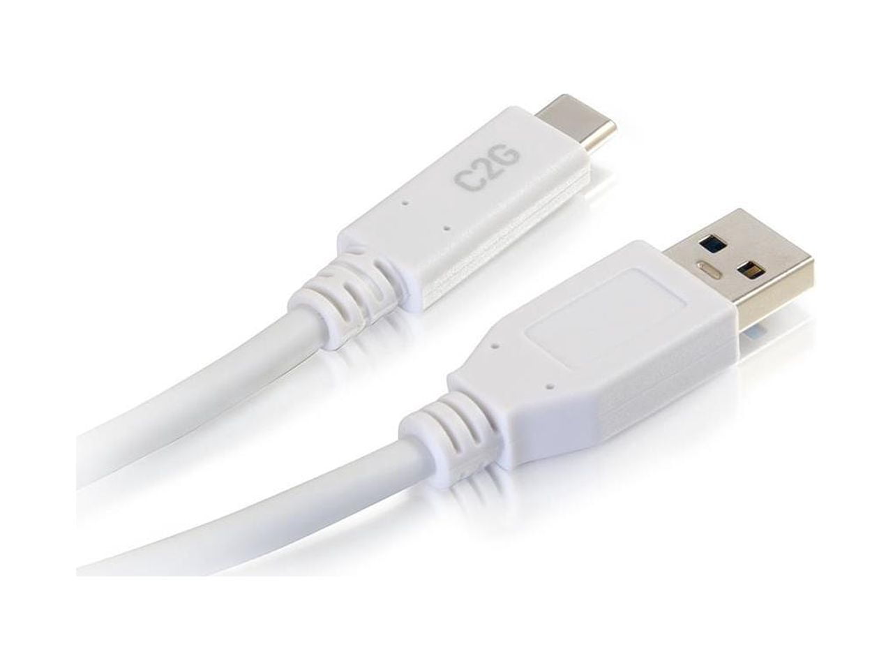 C2G 28835 C2G 3FT USB 3.0 USB TYPE C TO USB A USB CABLE WHITE M/M ...