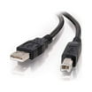 C2G 2m USB 2.0 A/B Cable - Black (6.6ft) - Walmart.com