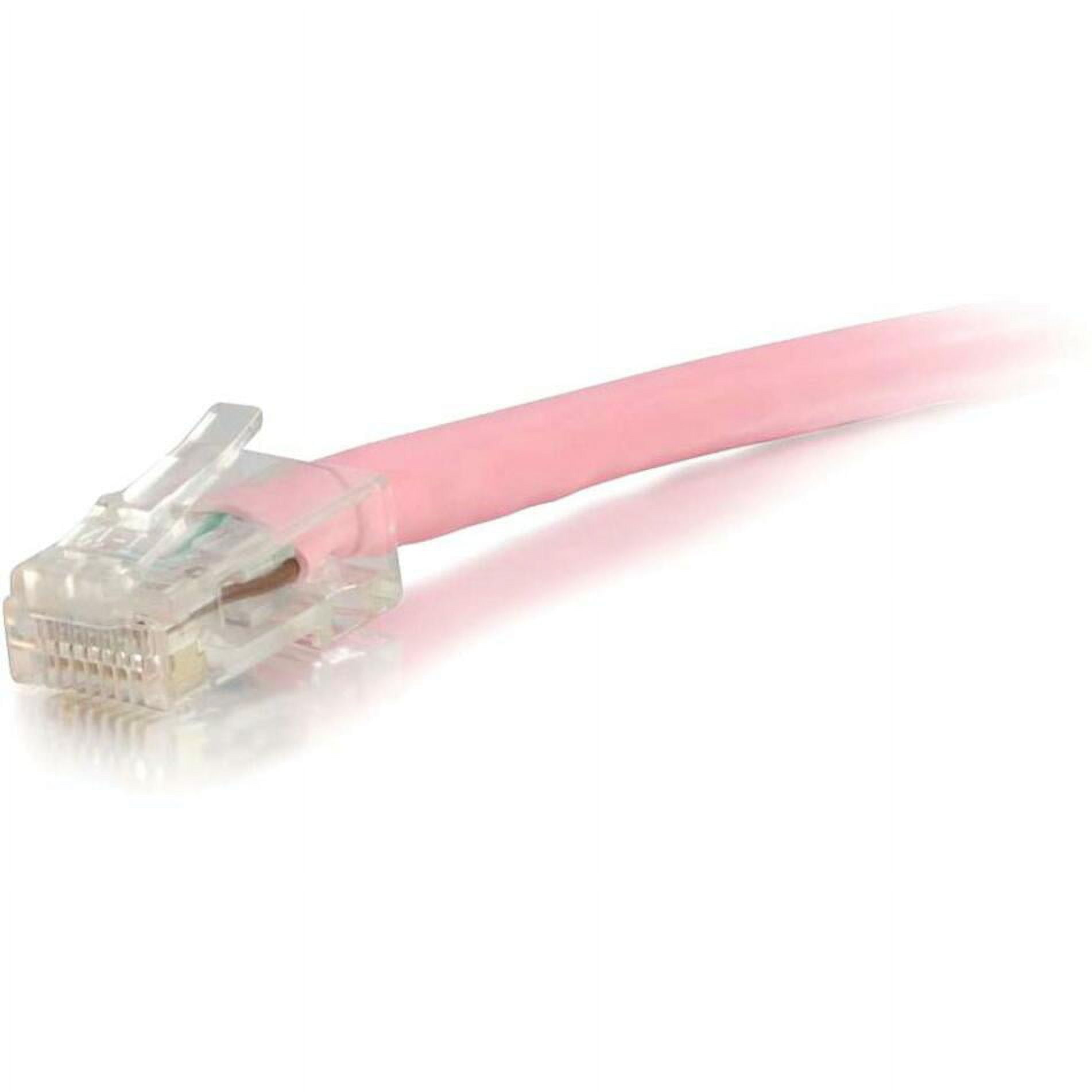 C2G-35ft Cat5e Non-Booted Unshielded (UTP) Network Patch Cable, Pink ...