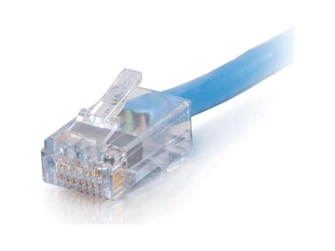 C2G 35ft Cat6 550MHz Assembled Plenum Patch Cable - Blue - Walmart ...