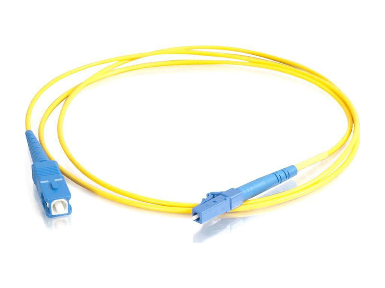 C2G 37108 1m LC-SC 9/125 OS2 Simplex Single-mode PVC Fiber Optic Cable ...