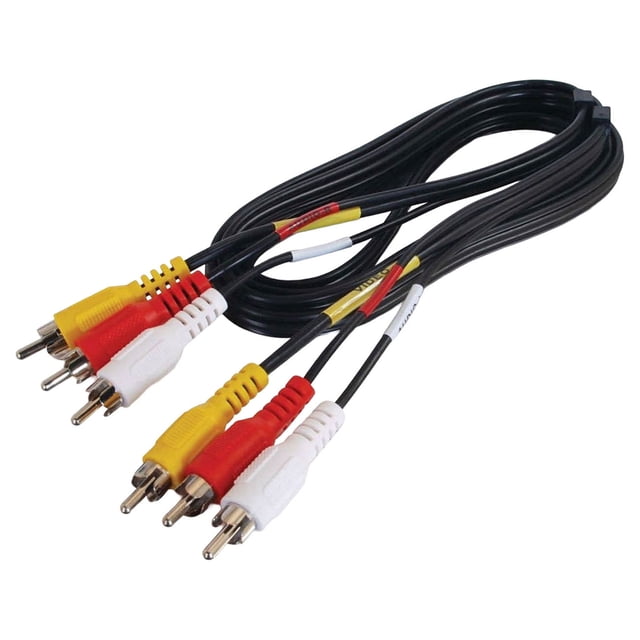 C2G 3ft Value Series Composite Video + Stereo Audio Cable - RCA Male ...