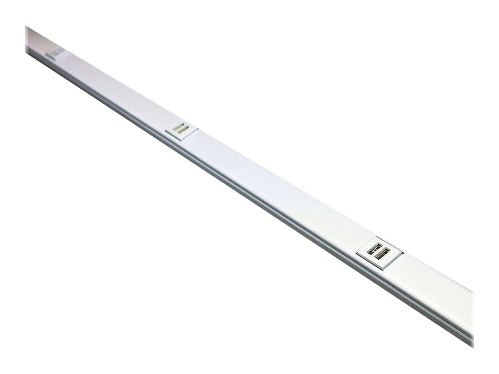 C2G 3ft Wiremold Plugmold USB Multioutlet System Ivory 2 Pack ...