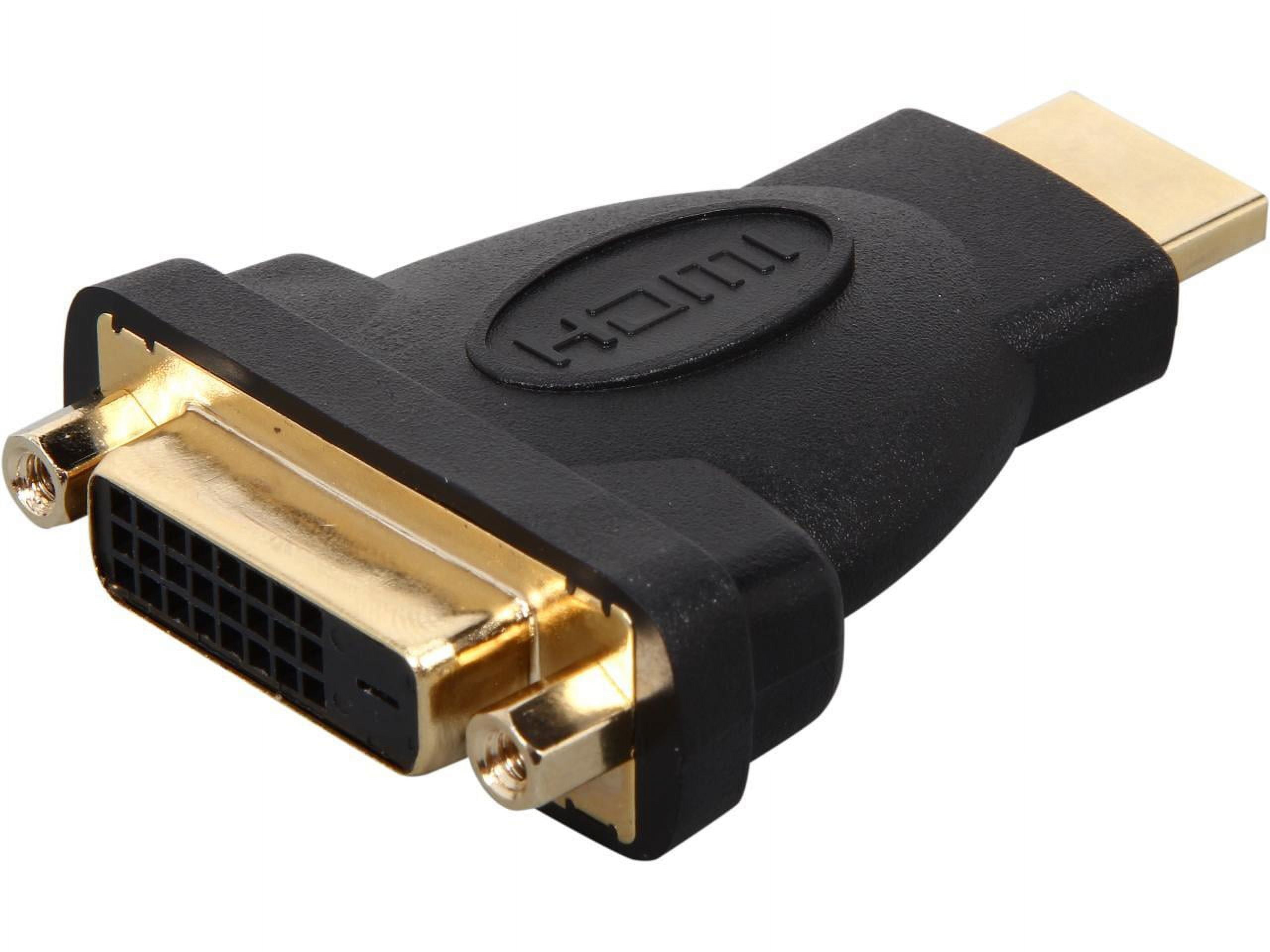 C2G 40745 Velocity DVI-D Female to HDMI Male Inline Adapter, Black ...