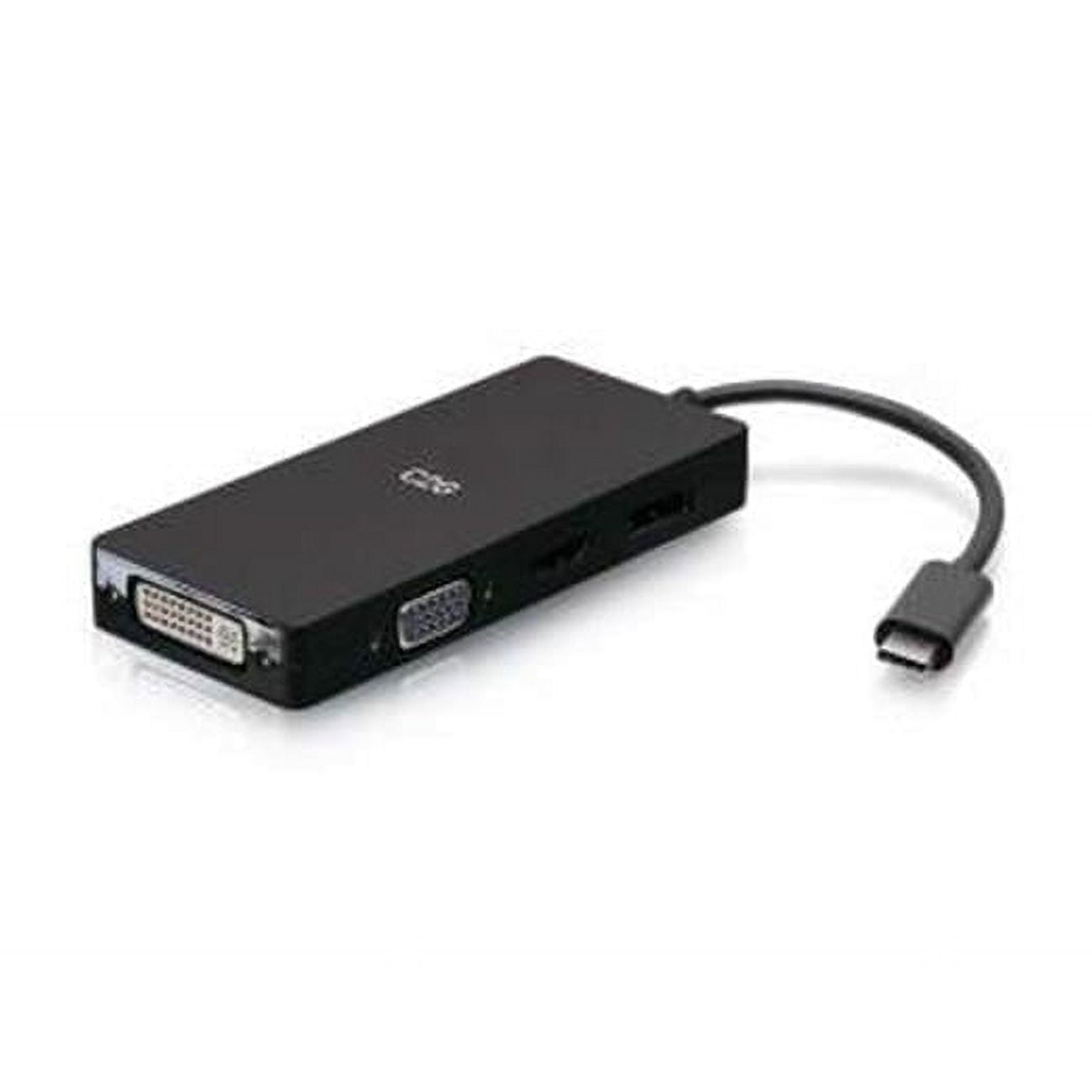 C2G 4K USB C Multiport Video Adapter - HDMI, DisplayPort, DVI & VGA ...