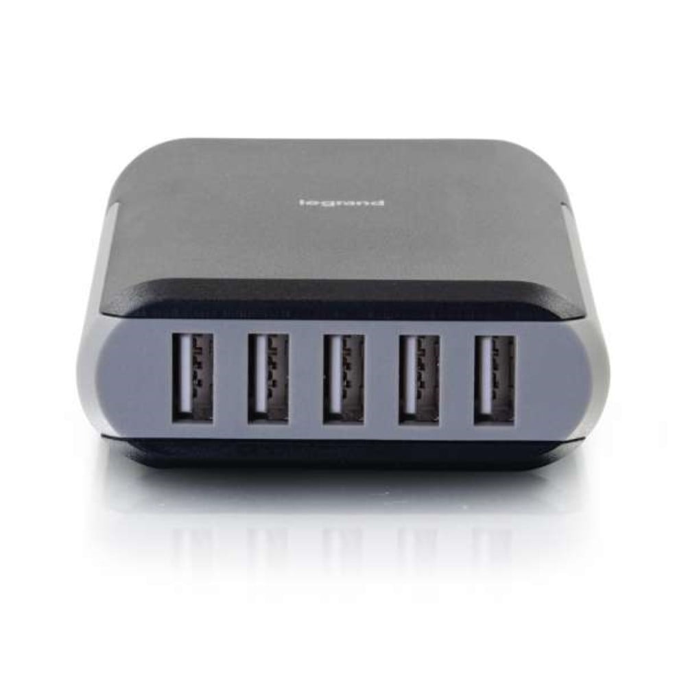 C2G 5-Port USB Wall Charger - AC to USB Adapter, 5V 8A Output 20278 ...