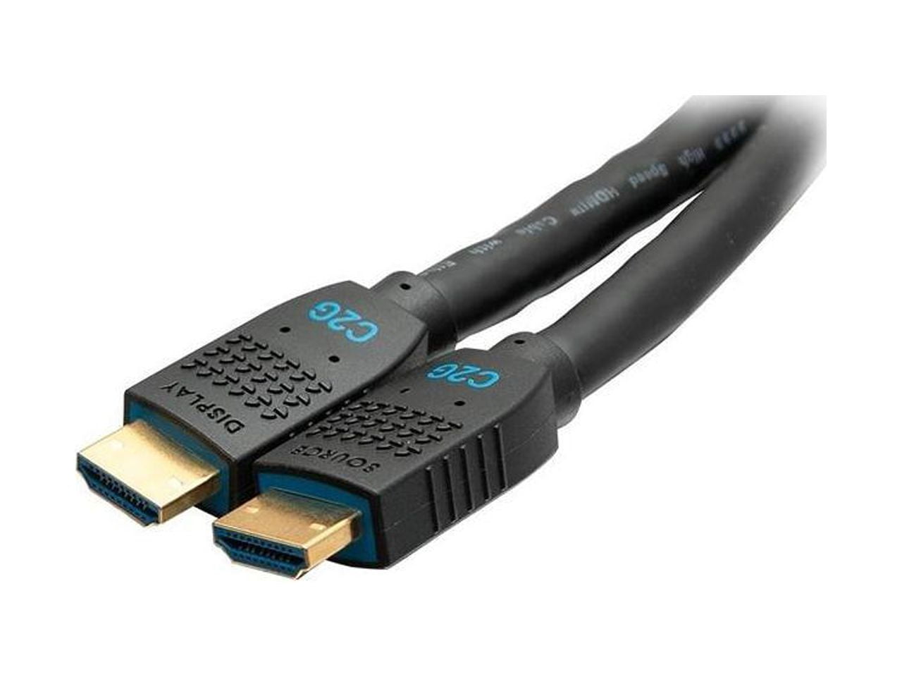 C2G 50ft Ultra Flexible 4K Active HDMI Cable Gripping 4K 60Hz - In-Wall ...