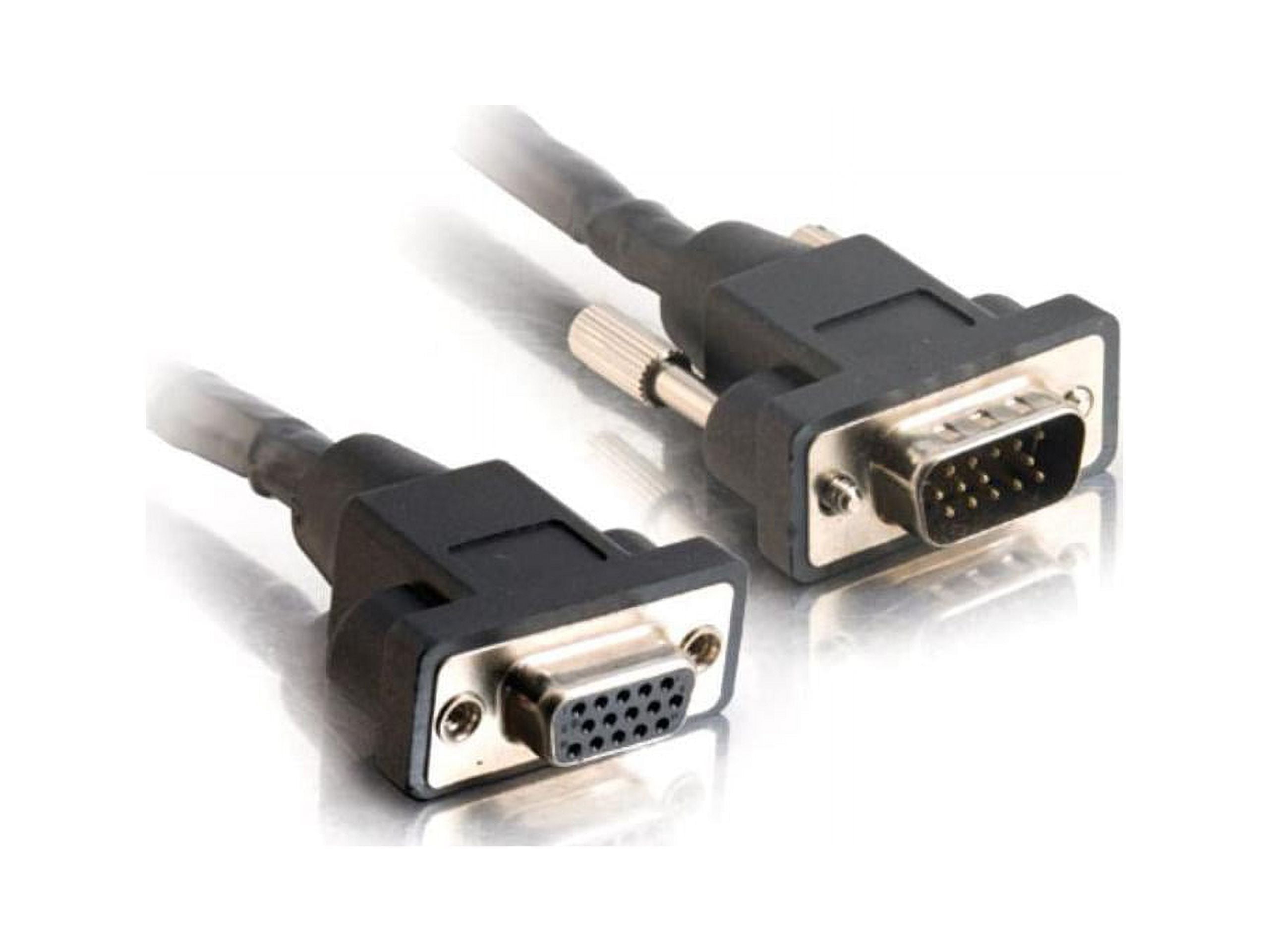 C2G 52094 Panel-Mount HD15 SXGA Male to SXGA Female Monitor Extension ...