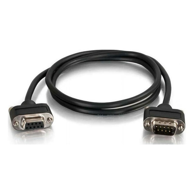C2G 52187 15ft (4.6m) Serial RS232 DB9 Null Modem Cable with Low ...