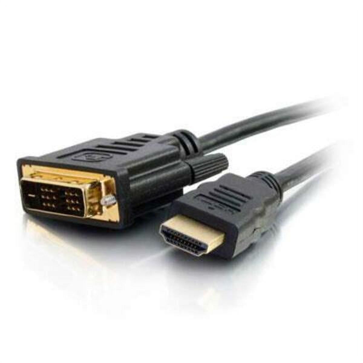 C2G HDMI to DVI-D Digital Video Cable, Black, 6.56 ft, Copper ...