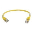 C2G 6in Cat6 Snagless Shielded (STP) Network Patch Cable - Yellow ...