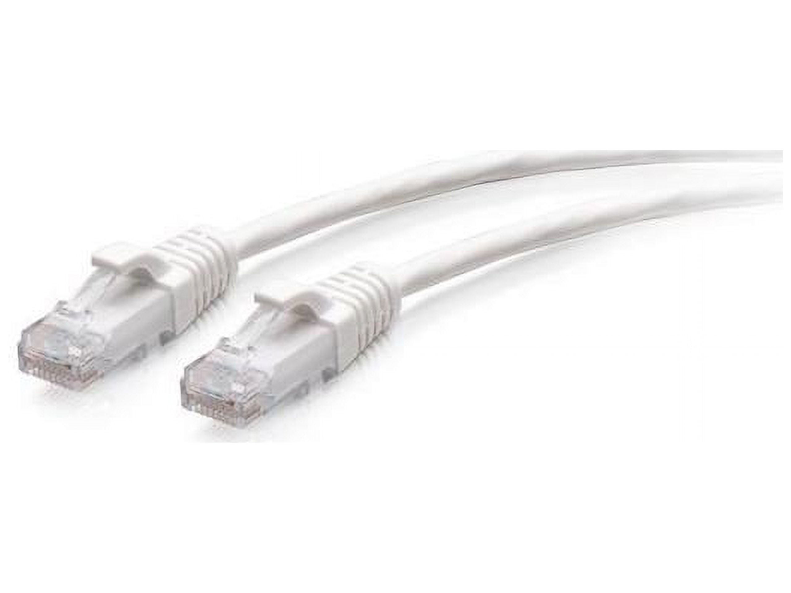 C2G 7ft Cat6a Snagless Unshielded UTP Slim Ethernet Patch Cable White ...