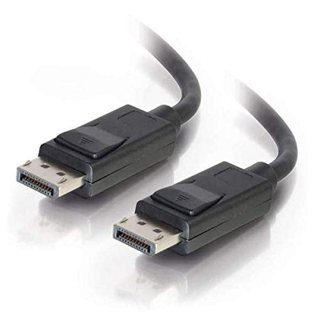C2G C2G 2 m Male to Male DisplayPort Cable with Latches - Black ...