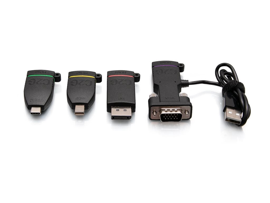 C2G C2G29892 Retractable Universal Mount 4K HDMI Adapter Ring with ...