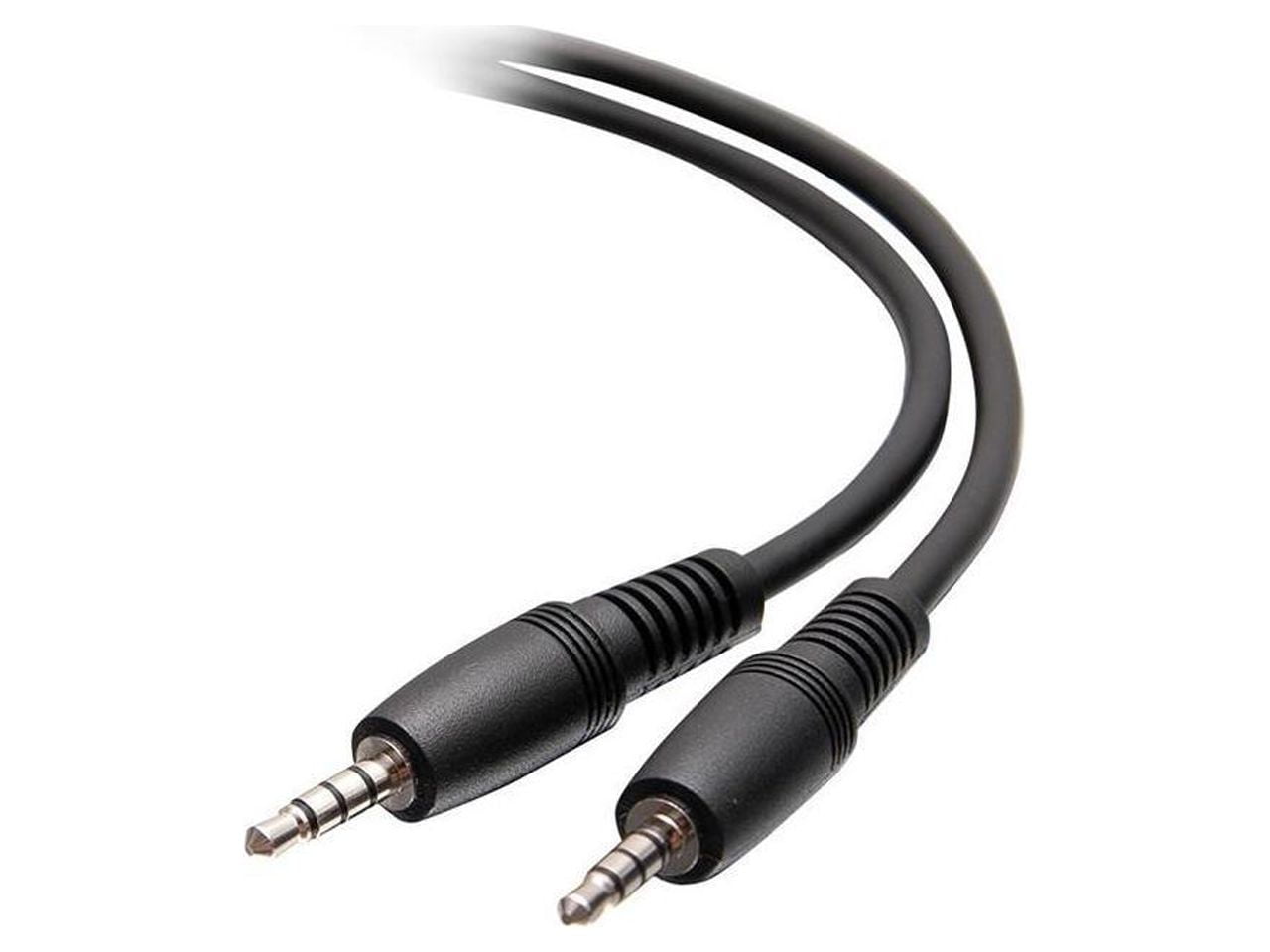 C2G C2G41466 3 ft. 3.5mm M/M 4 Position TRRS OMTP Headset Cable Male to ...