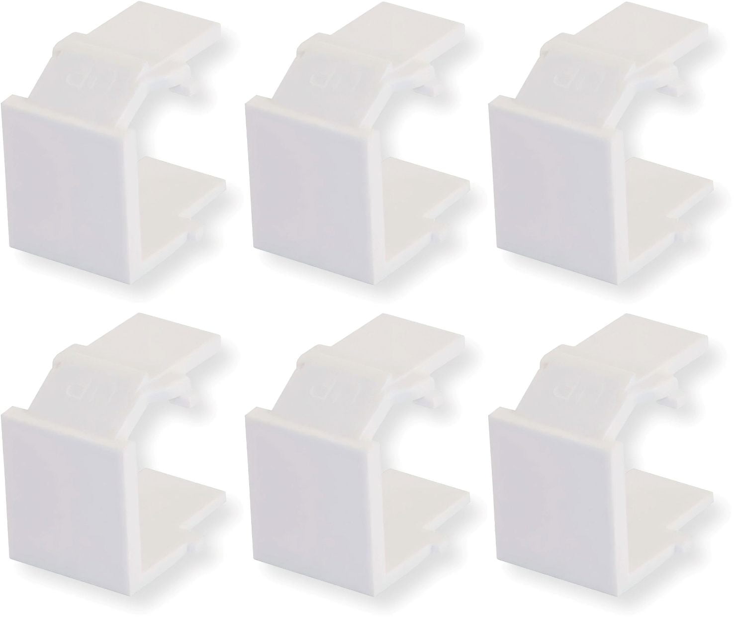 C2G CG-03820 Snap-In Blank Keystone Insert Modules (Pack of 6), White ...