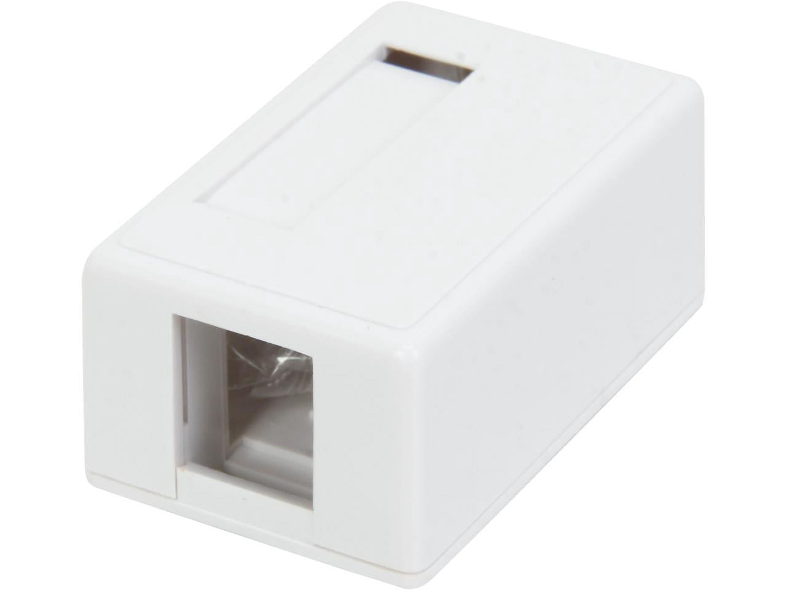 C2G/Cables To Go 03831 1-Port Keystone Jack Surface Mount Box - Walmart ...