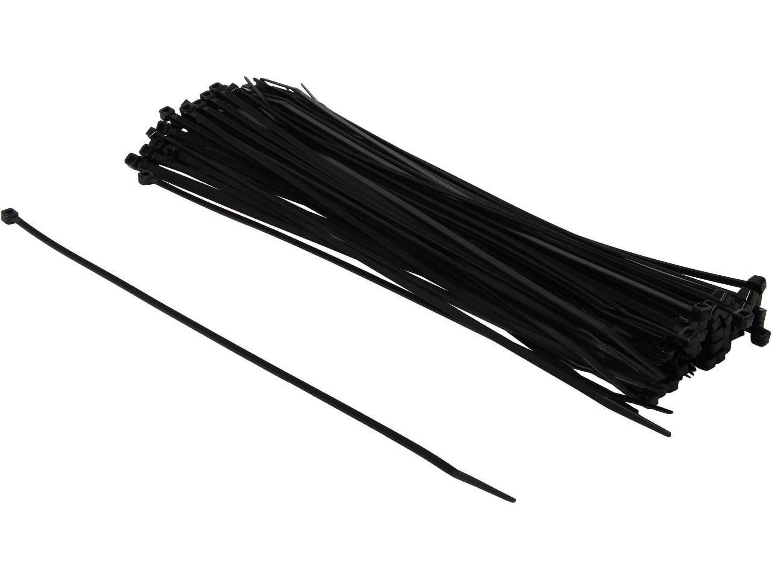 C2G 11.5in Cable Ties - Black - 100pk - Cable Tie - Black - 100 Pack ...