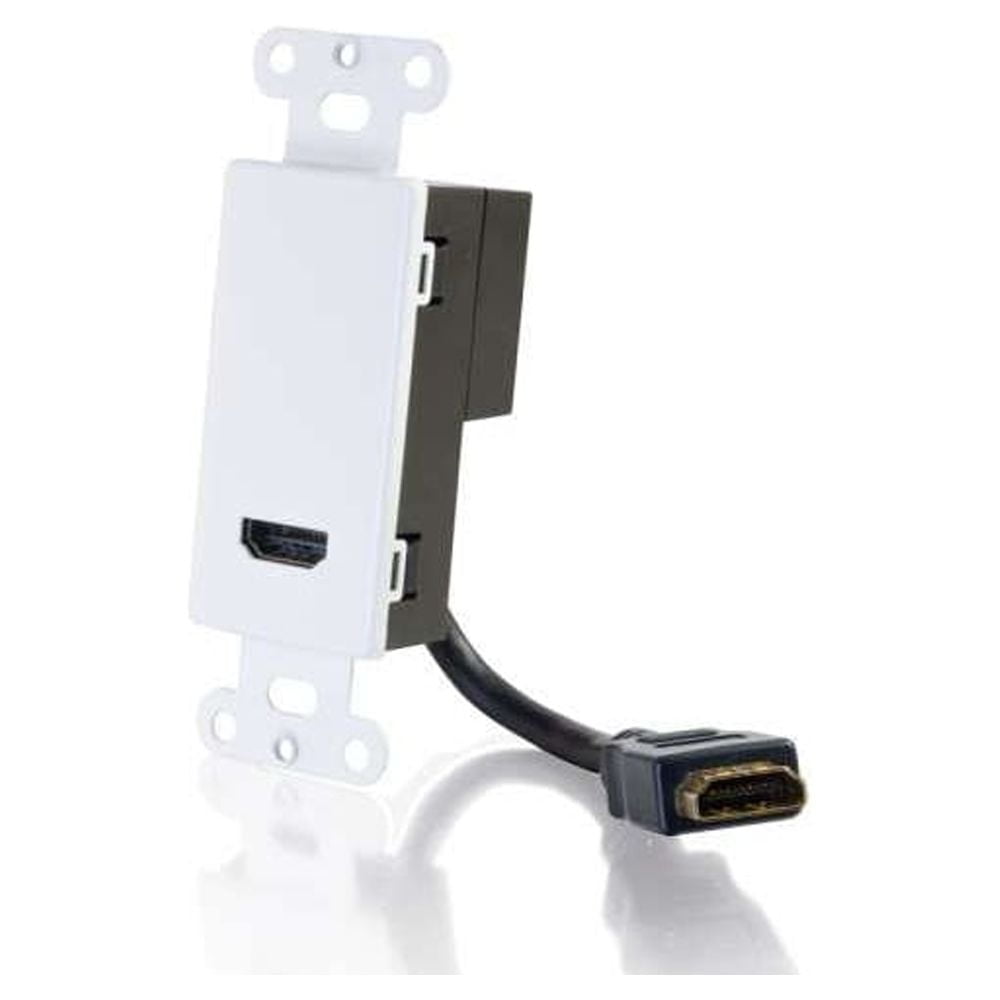 C2G HDMI Pass Through Wall Plate - White - Walmart.com