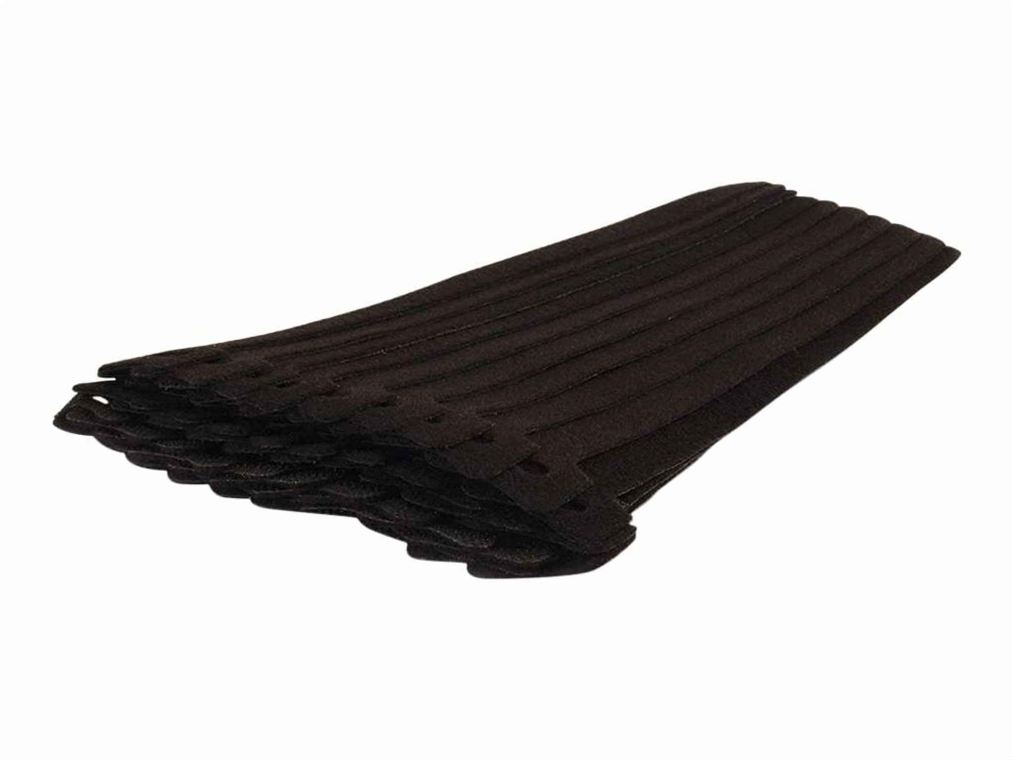C2G Hook-and-Loop Cable Wrap Multipack (50-Pack)- Black (TAA Compliant ...