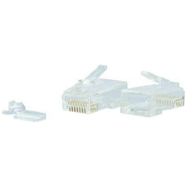 C2G RJ45 Cat6 MODULAR PLUG - 100PK - Walmart Business Supplies