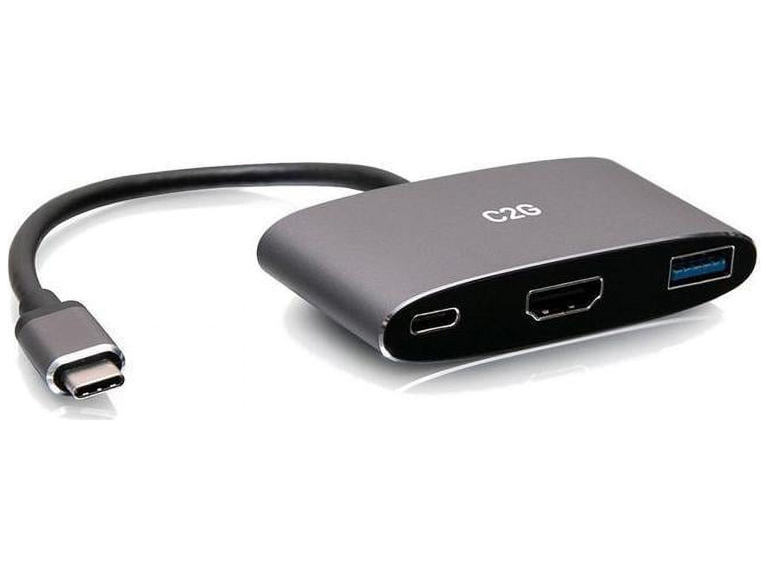 C2G C2G54460 3-in-1 Mini Dock with HDMI, USB-A & USB-C Power Delivery ...
