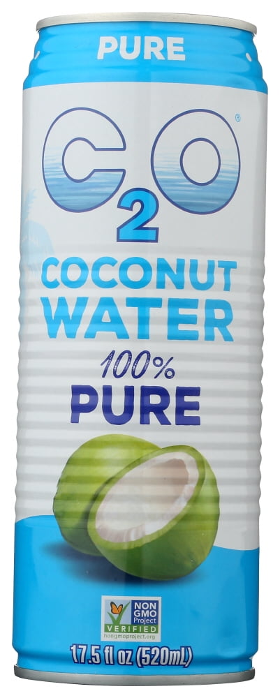 C2O Fresh Pure Coconut Water, Natural Hydration, Non-GMO, 17.5 Fl. Oz ...