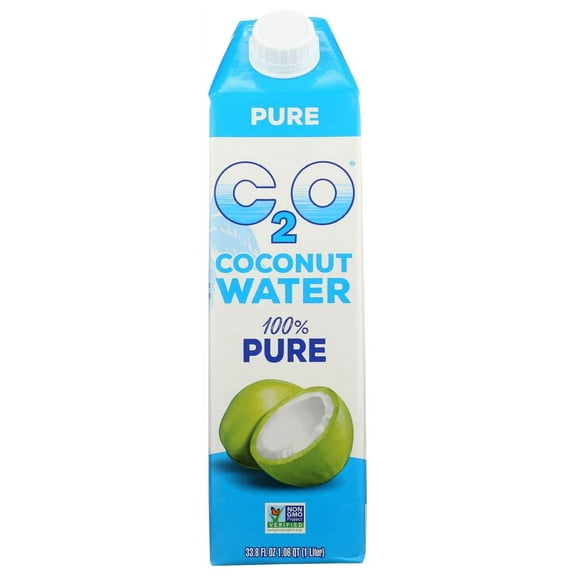 (4 pack) 100 Coconuts Pure Coconut Water, Liquid Hydration, 11 fl oz ...