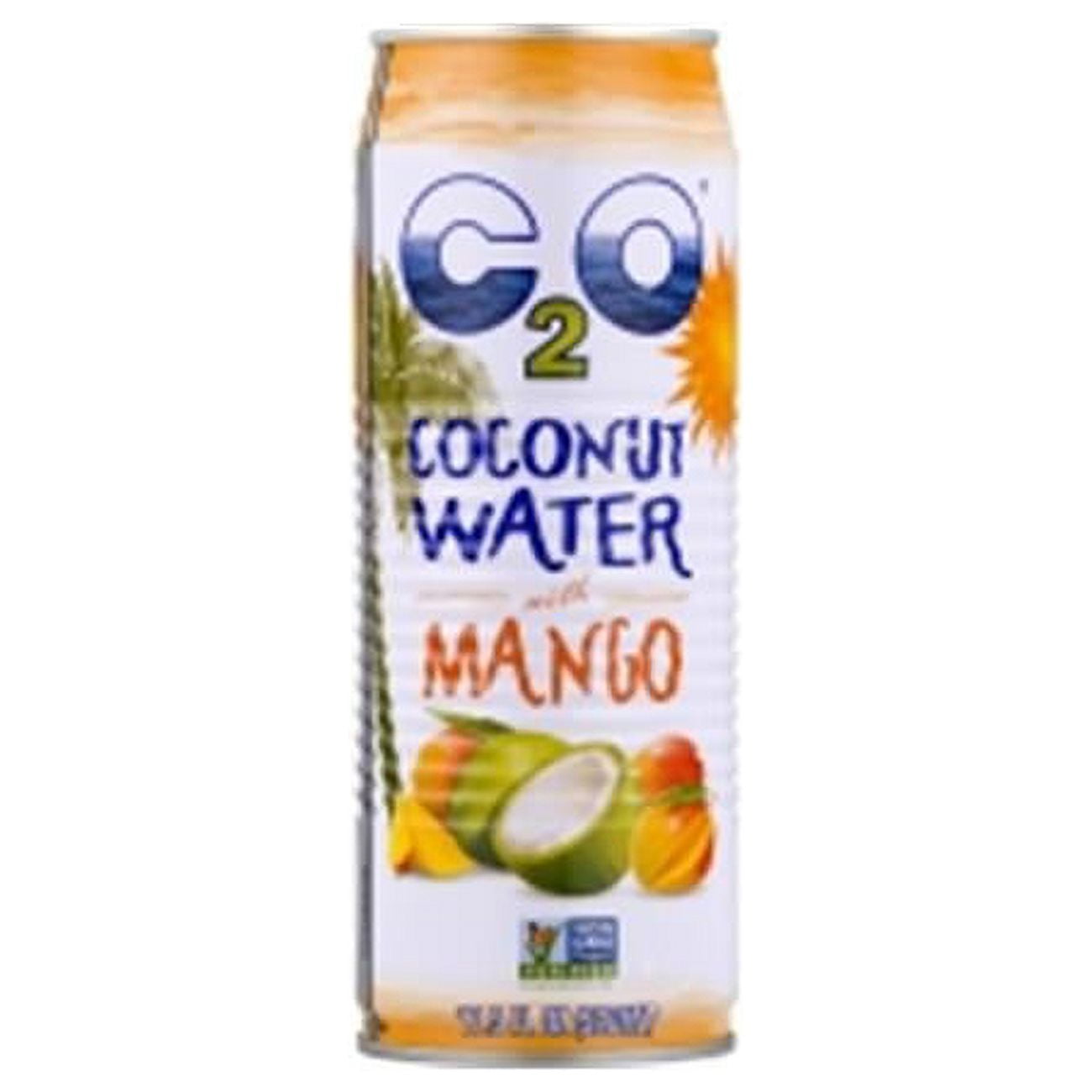 C2O Pure Coconut Water Pure Coconut Water - Mango - 17.5 fl oz ...
