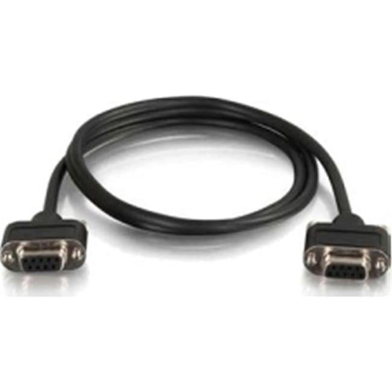 C2g 3ft Cmg-rated Db9 Low Profile Null Modem F-f - Walmart.com