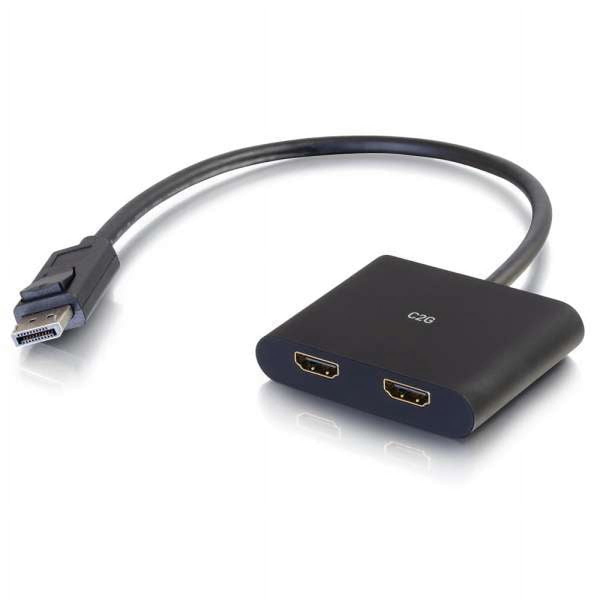 C2g 4k Displayport To Dual Hdmi Monitor Splitter Mst Hub - M/f - Video ...