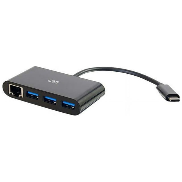 C2g Usb C Hub With Ethernet - 3-Port Usb Hub - Walmart.com
