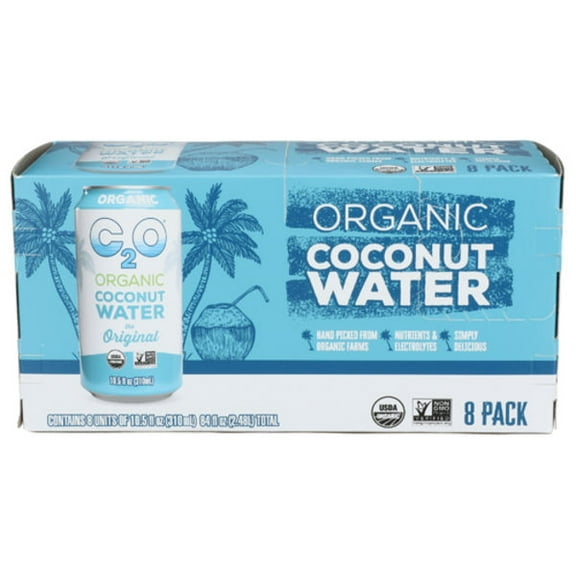 Real Coco, Organic Coconut Water 1L, USDA Organic, Plant Based, 6 Count ...