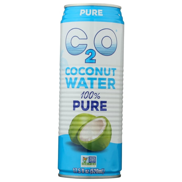 C2o Natural Pure Coconut Water - Value Pack, Original Flavor, 17.5 Fl ...