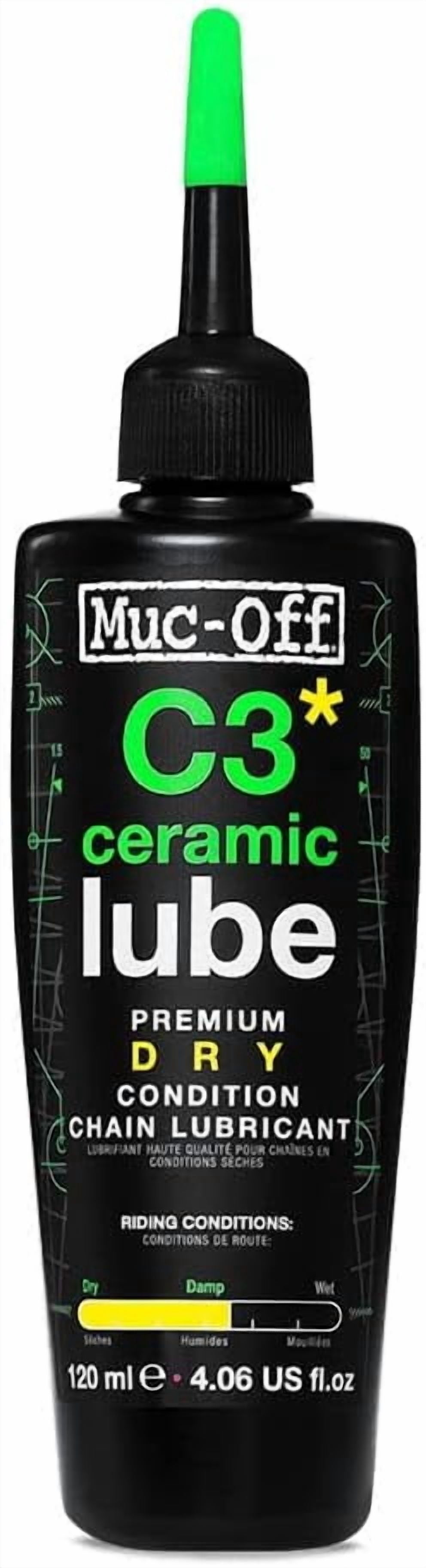 C3 Ceramic Dry Chain Lube, 120 Milliliters - Premium Bike Lubricant ith ...