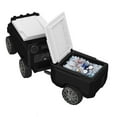 C3 Custom Coolers Black Cooler Trailer with White Lid White Lid ...