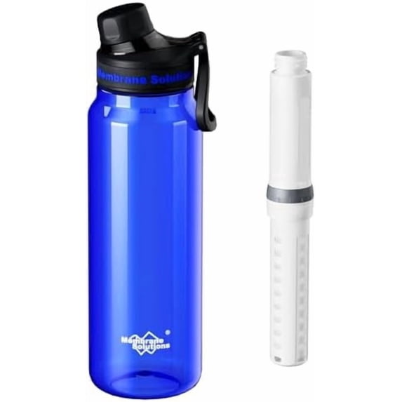 C3 Filtered Water Bottle, 36oz Bottle with Replaceable ACF+UF Filter ...