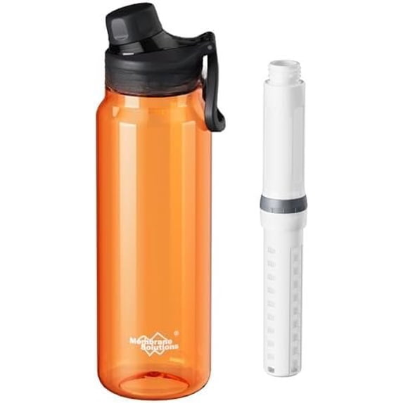 C3 Filtered Water Bottle, 36oz Bottle with Replaceable ACF+UF Filter ...