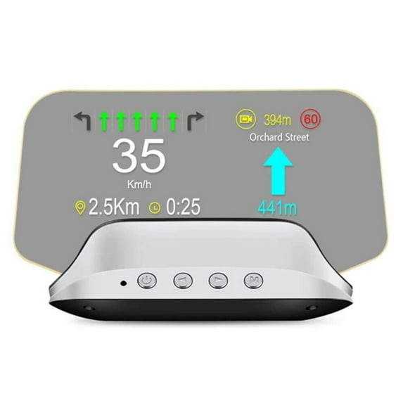 C3 Head Up Display OBD2 HUD Mirror Navigation HUD Speed Fuel ...