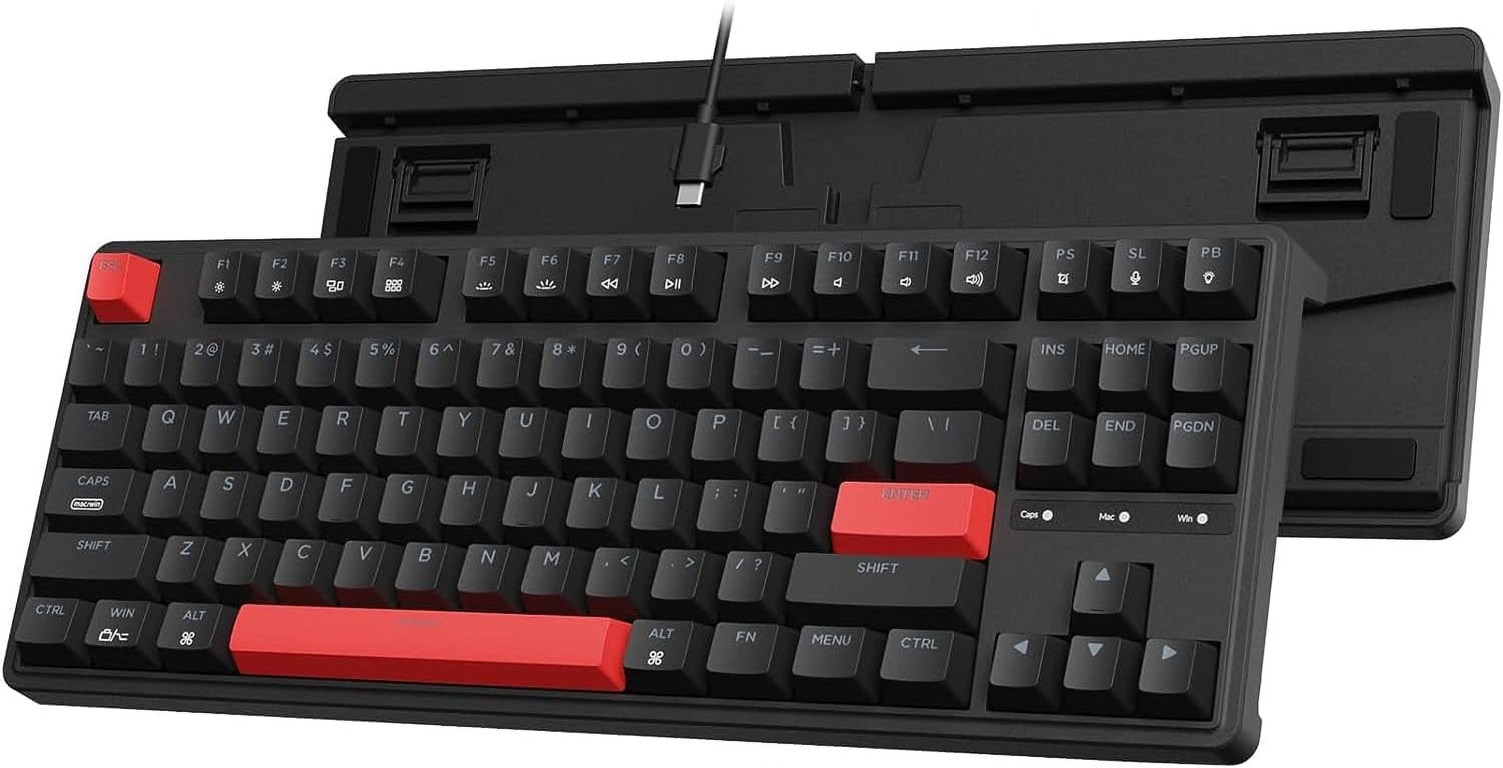 C3 Pro QMK/VIA Custom Gaming Keyboard Programmable 87 Keys Compact TKL ...