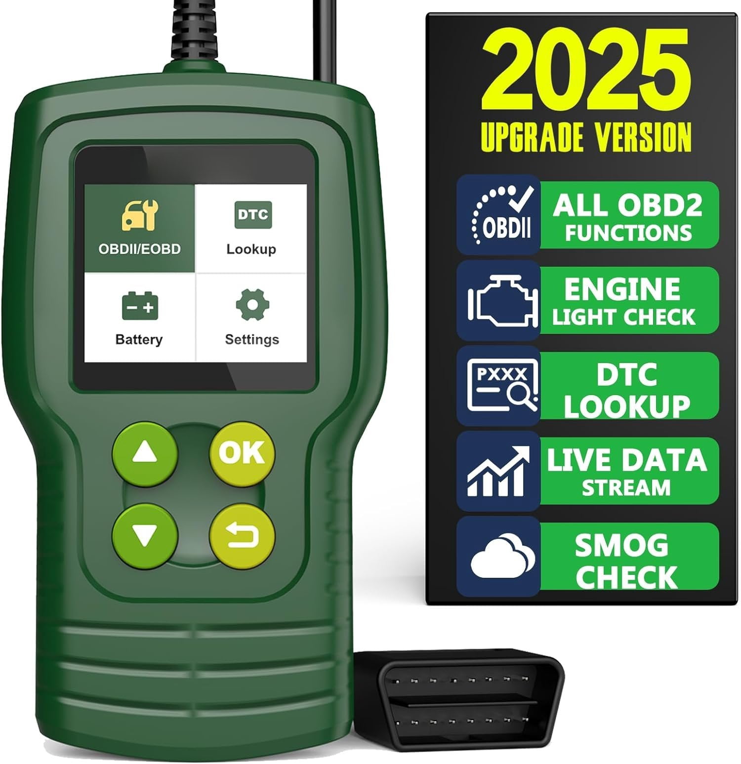 C302 OBD2 Scanner Code Reader for Check Engine, Automotive CAN ...