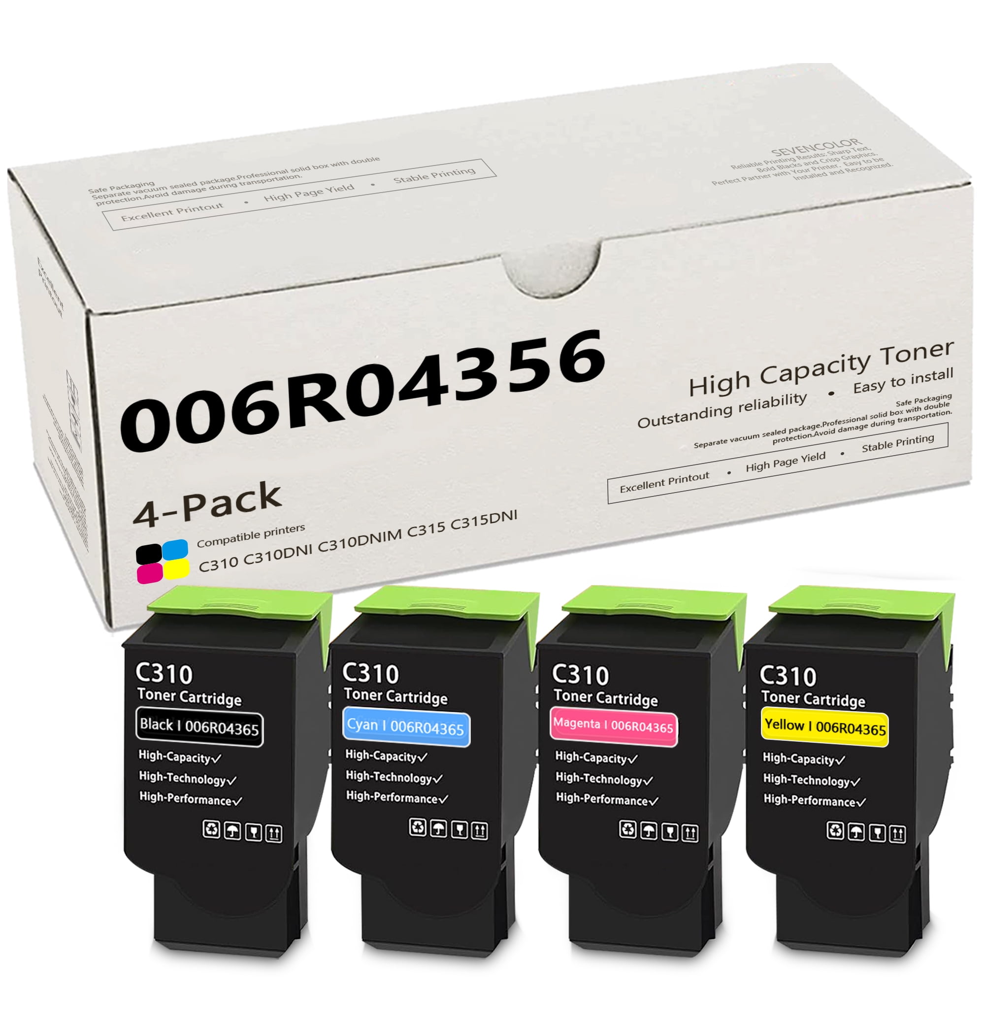C310(006R04356) Toner Cartridges Compatible with Xerox C310 for Xerox ...