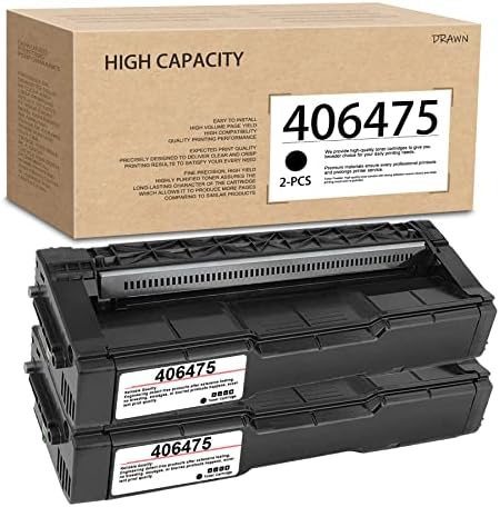 C310HA Black High Yield Toner 406475 - DRAWN 2pack Compatible C310HA ...