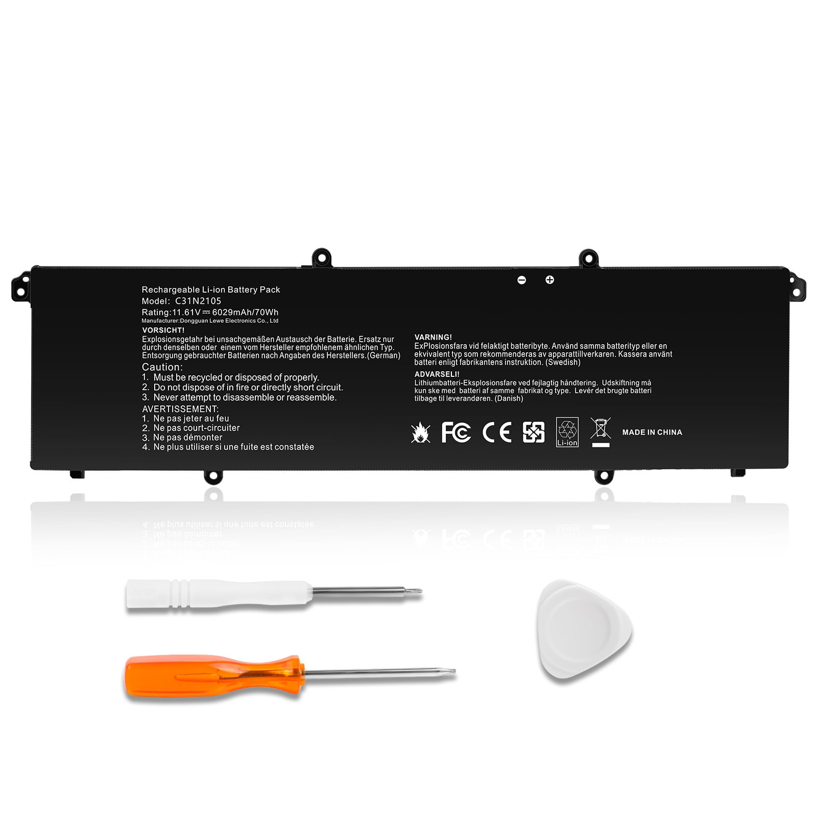 C31N2105 Laptop Battery for Asus Vivobook M3402QA K3402ZA M3402RA ...