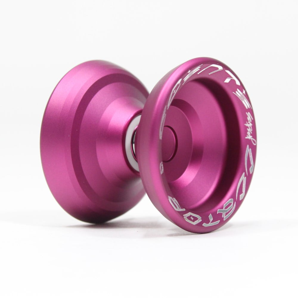 C3yoyodesign Scintillator Yo-Yo - Fingerspin - Simpson Wong Signature YoYo (Red with Silver Logo ...